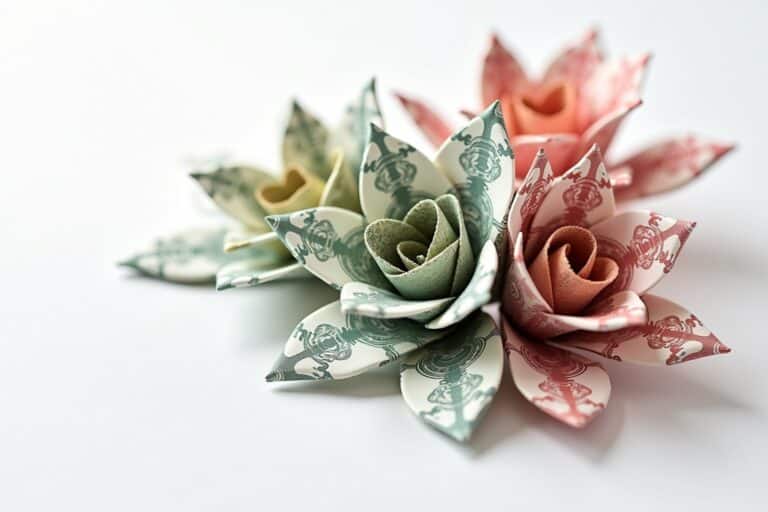 Kreative Ideen: Blume aus Geld falten als Geschenk